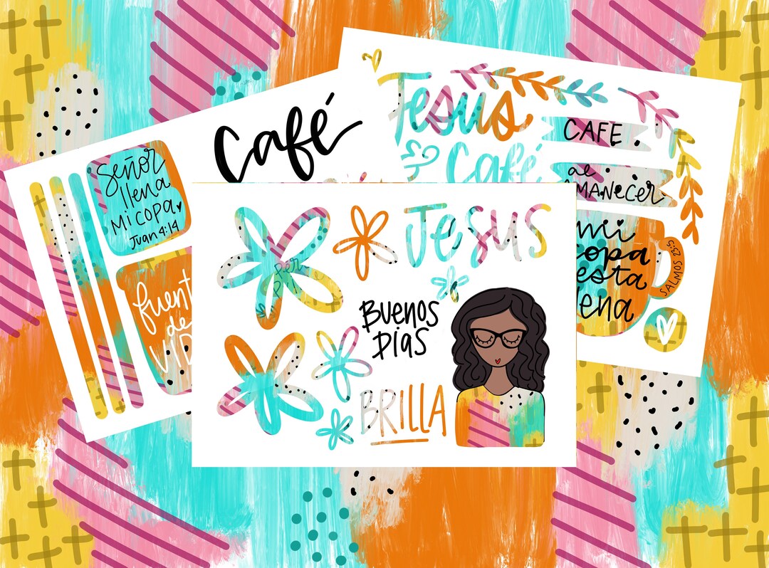 Jesus Y Cafe ESPAÑOL, Bible Journaling Printable, Digital Print, All I ...