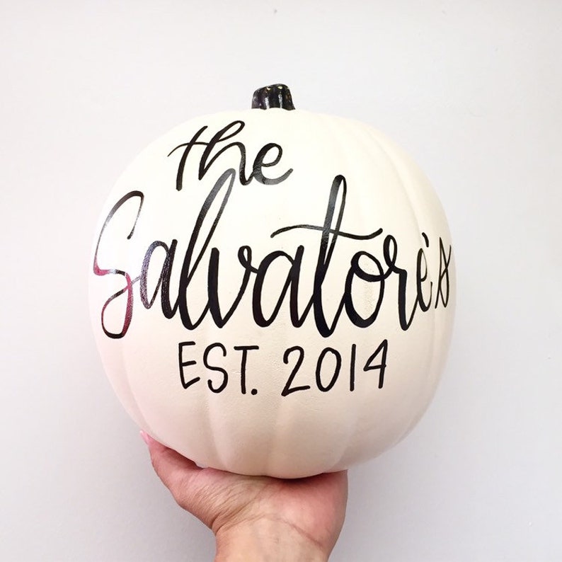 Personalized Pumpkin Fall Pumpkin Decor Custom Pumpkins - Etsy