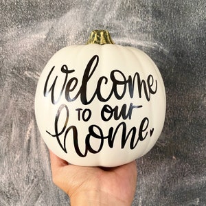 Personalized Pumpkin Fall Pumpkin Decor Custom Pumpkins - Etsy