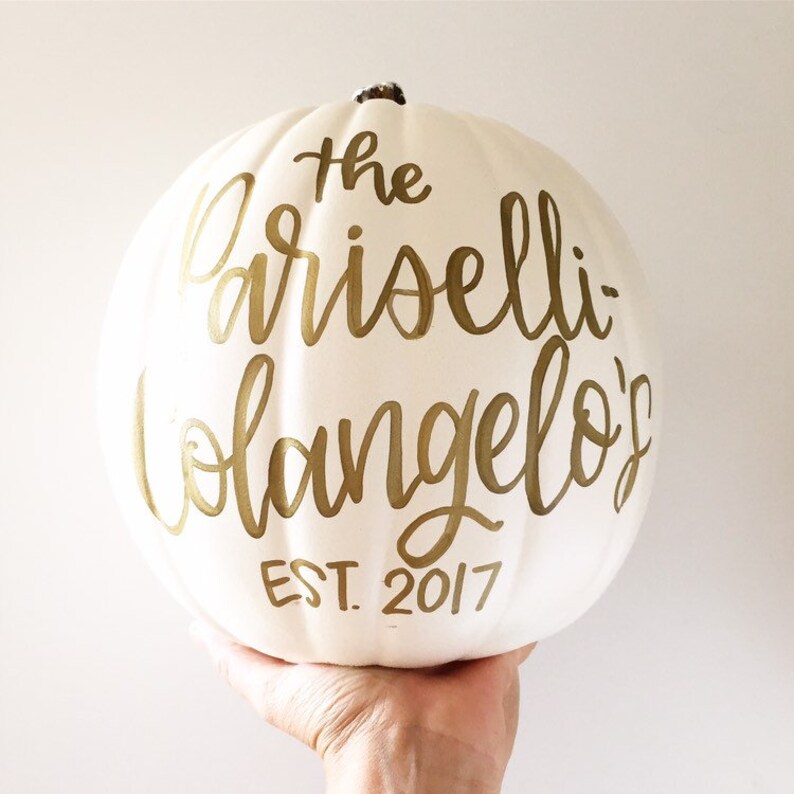 Personalized Pumpkin Fall Pumpkin Decor Custom Pumpkins - Etsy