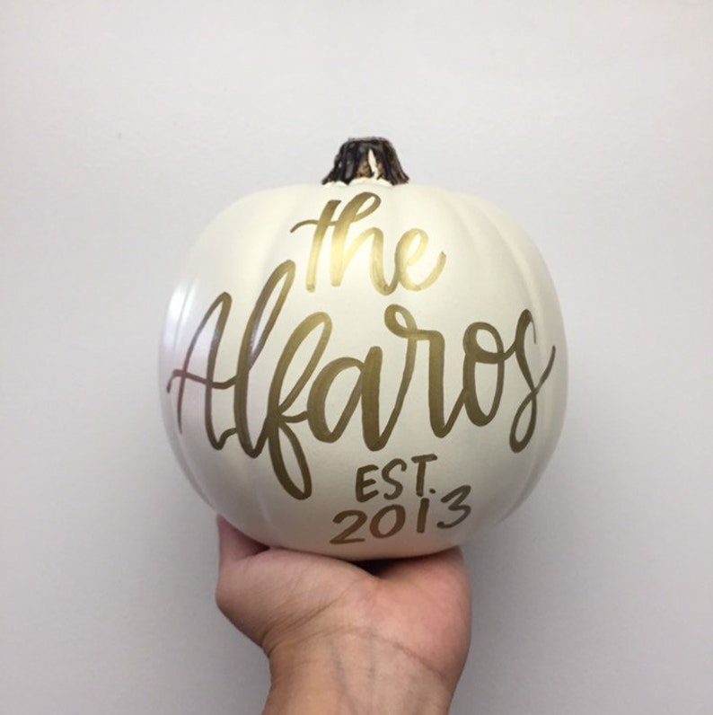Personalized Pumpkin Fall Pumpkin Decor Custom Pumpkins - Etsy