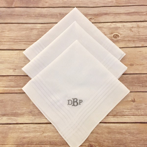 Monogrammed Pocket Square - Etsy