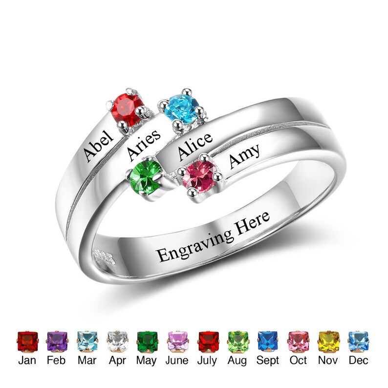 Sterling Silver Personalized Engravable Ring JEWJORI102507 - Etsy