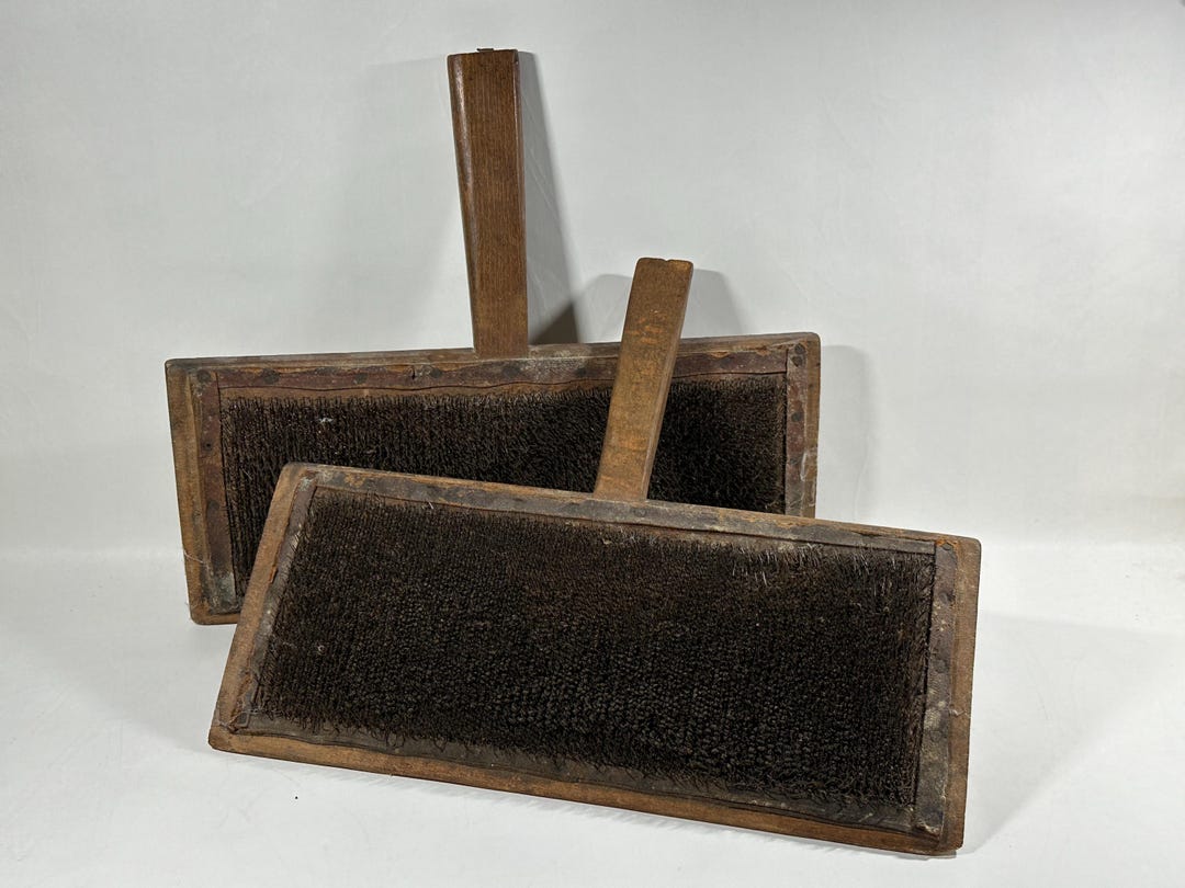 Rare Vintage Wool Carding Combs Over 150 Years Old - Etsy