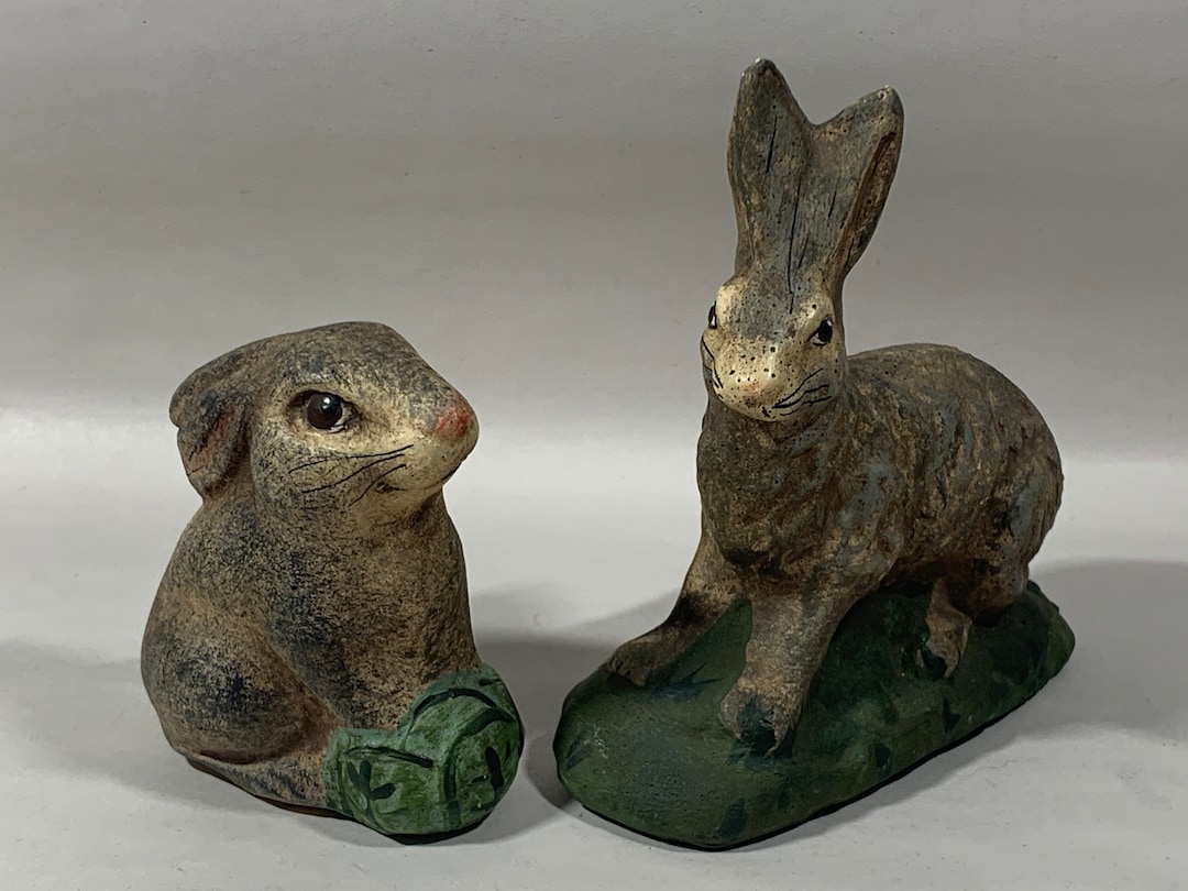 Walnut Ridge Collectibles Bejma Chalkware Rabbits Sold Individually - Etsy
