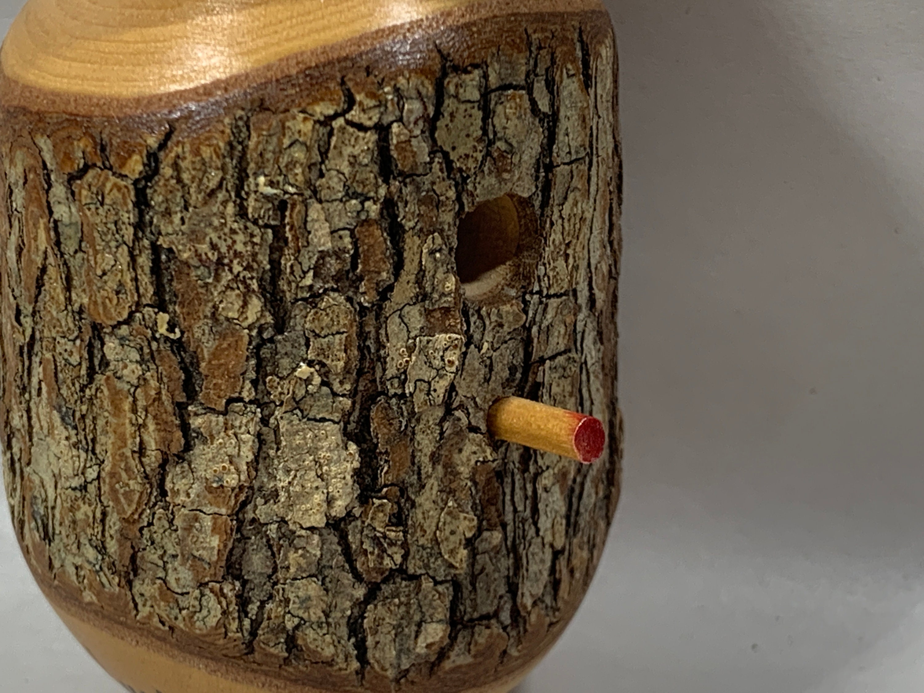 Signed Charles Ray Huskey Turned Wood Birdhouse Ornament - Etsy