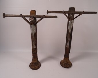 Jesus spike cross | Etsy