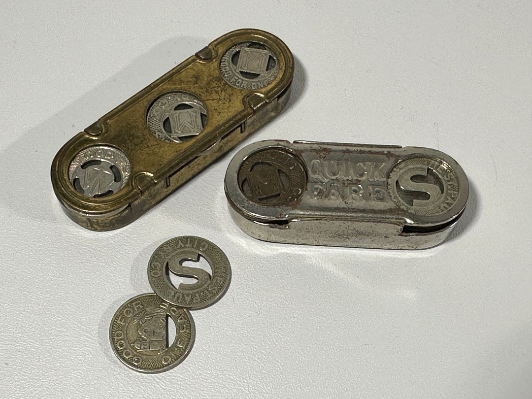 Vintage Streetcar Token Holders Two Available Sold Individually - Etsy