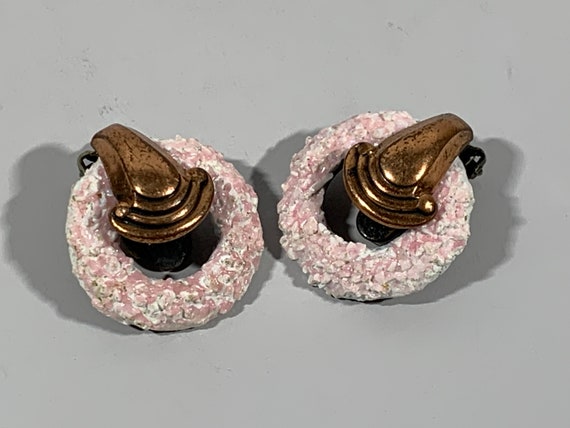 Renoir Matisse Pink Sugar Enamel and Copper Necklace … - Gem