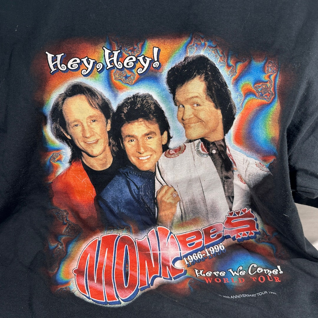 Monkees 1996 Here We Come World Tour 30th Reunion T-shirt, L - Etsy