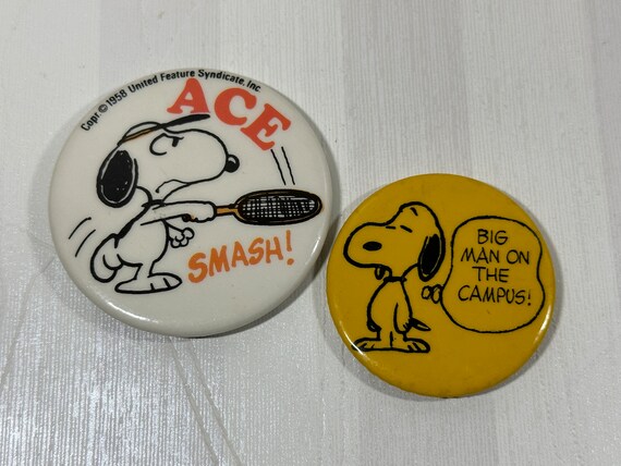 Vintage Snoopy Buttons ONE Available - Gem