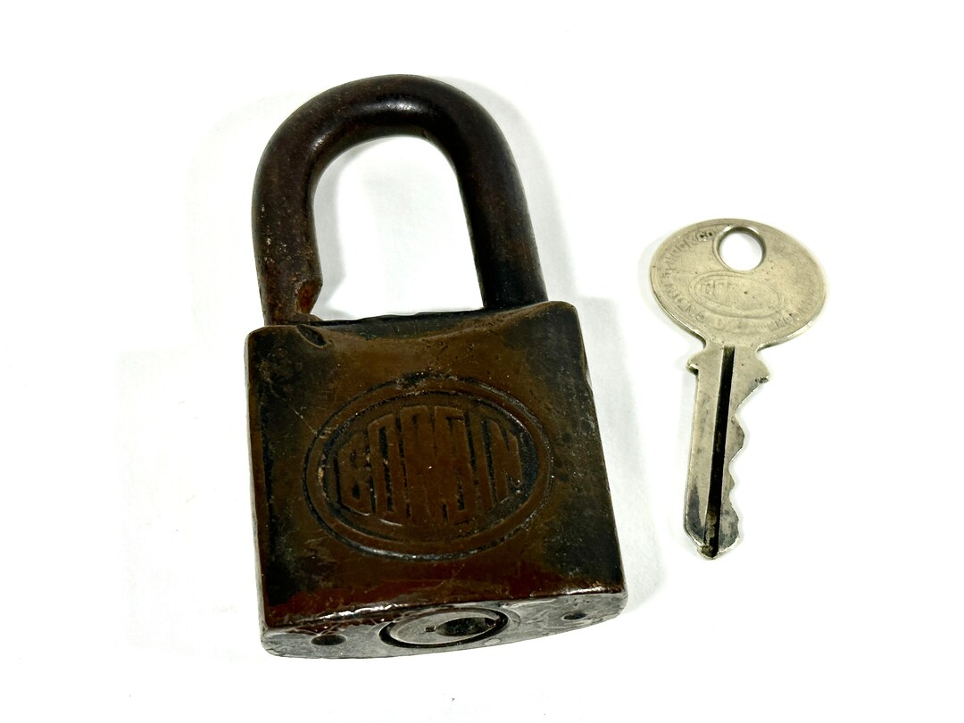 Vintage Corbin Cabinet Lock Co Padlock With Key - Etsy