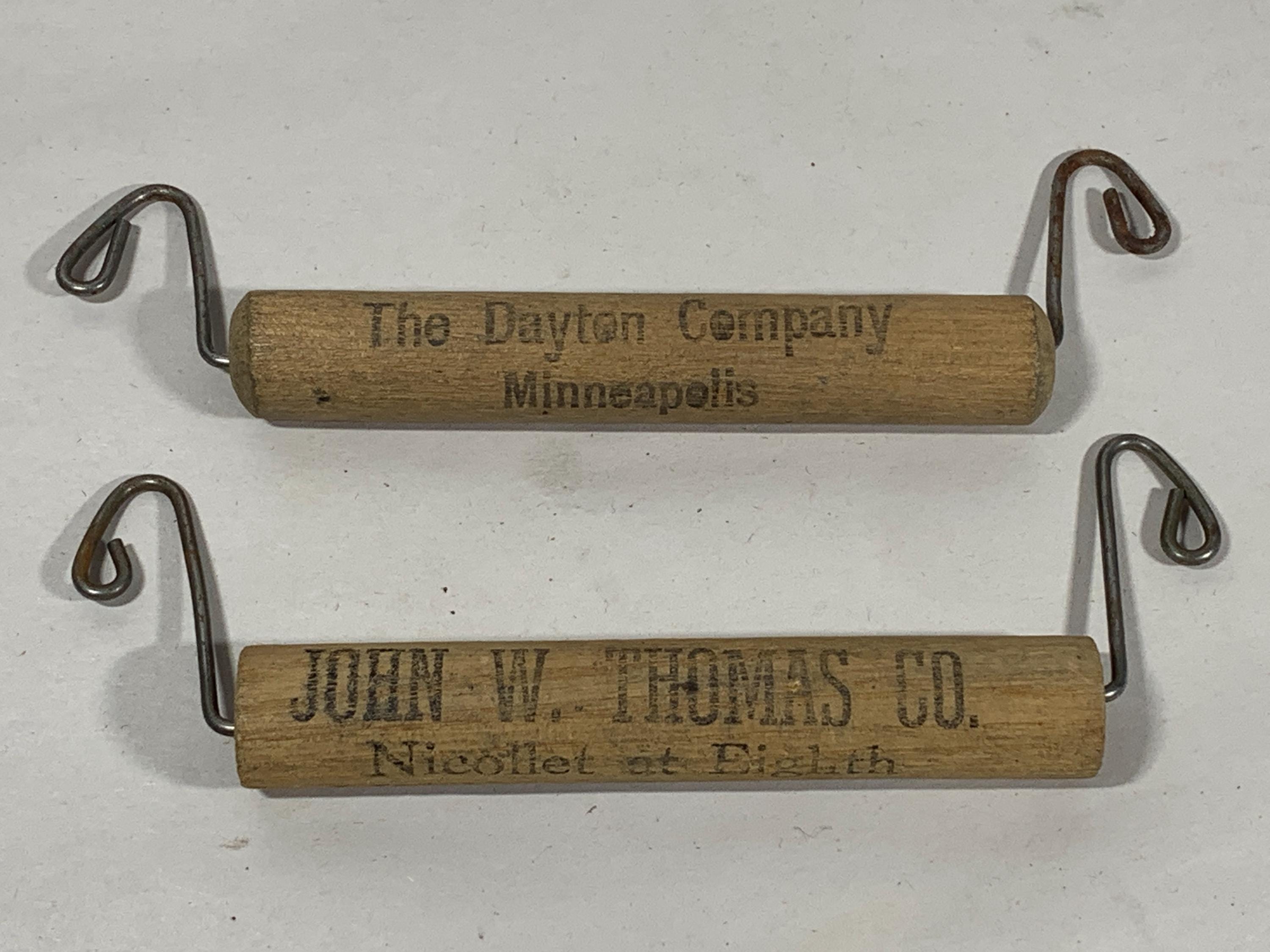 Vintage Minneapolis Stores Wood Parcel Handles/carriers - Etsy