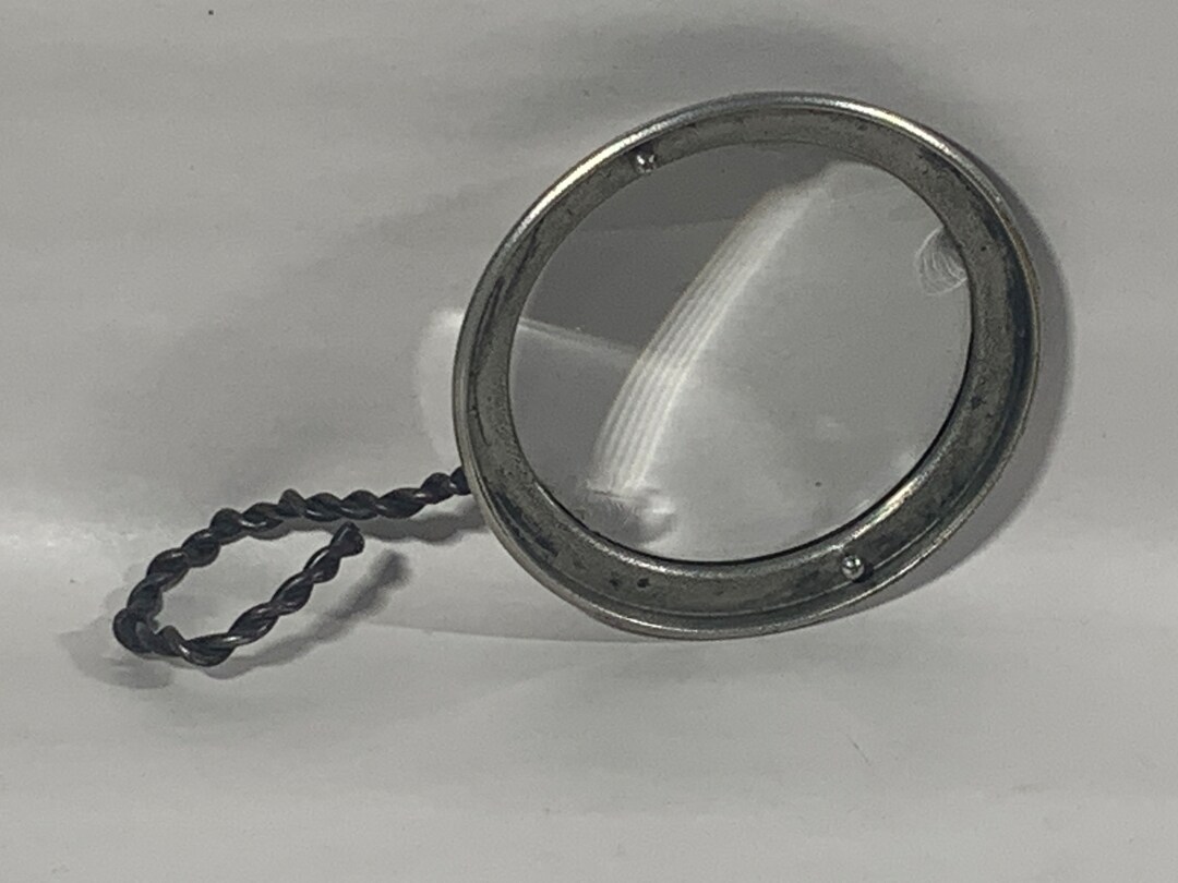 Vintage Twisted Wire Handle Magnifying Glass - Etsy