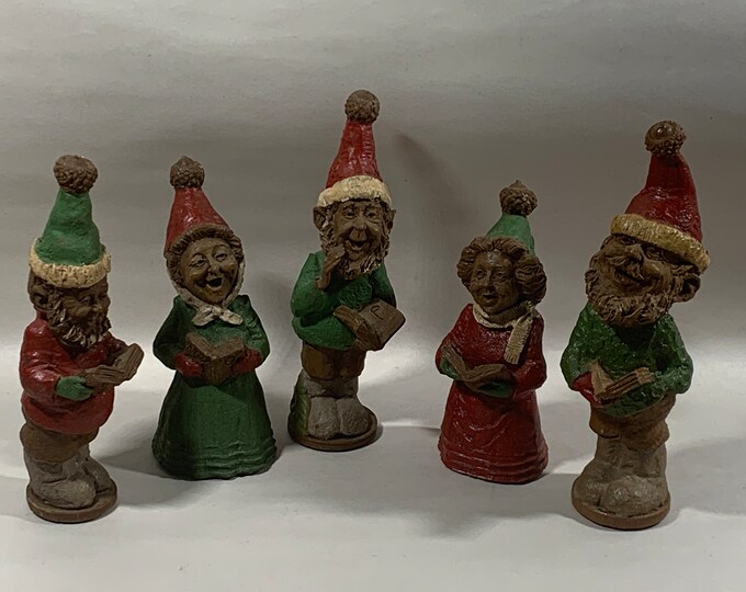 Thomas Clark Mini Gnomes Carolers Set - Etsy