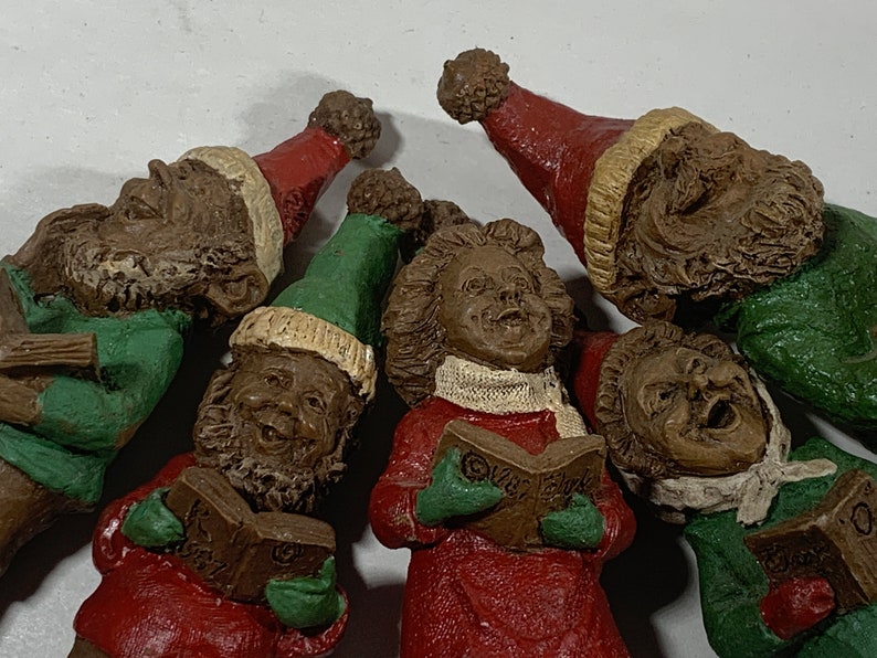 Thomas Clark Mini Gnomes Carolers Set - Etsy
