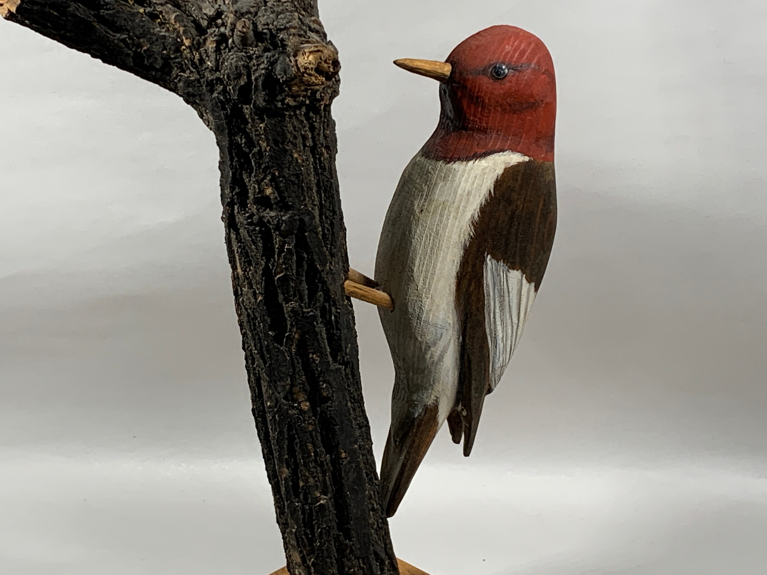 Collectibles Ann Olson Redheaded Woodpecker Crate Prospects Folk Art ...