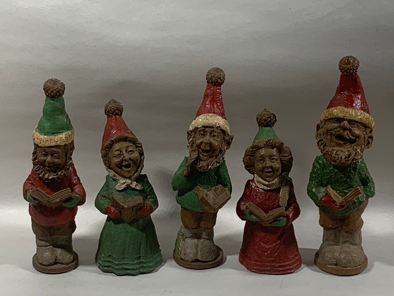 Thomas Clark Mini Gnomes Carolers Set - Etsy