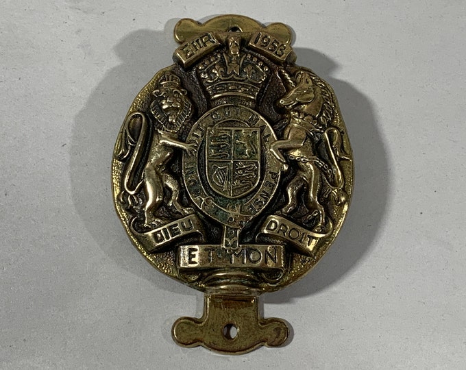 1953 Queen Elizabeth Commemorative Door Knocker - Etsy