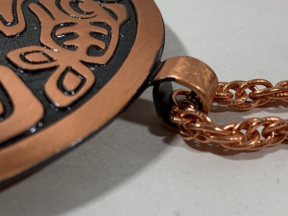 Bell Trading Post Copper Medallion on Copper Chain - Gem