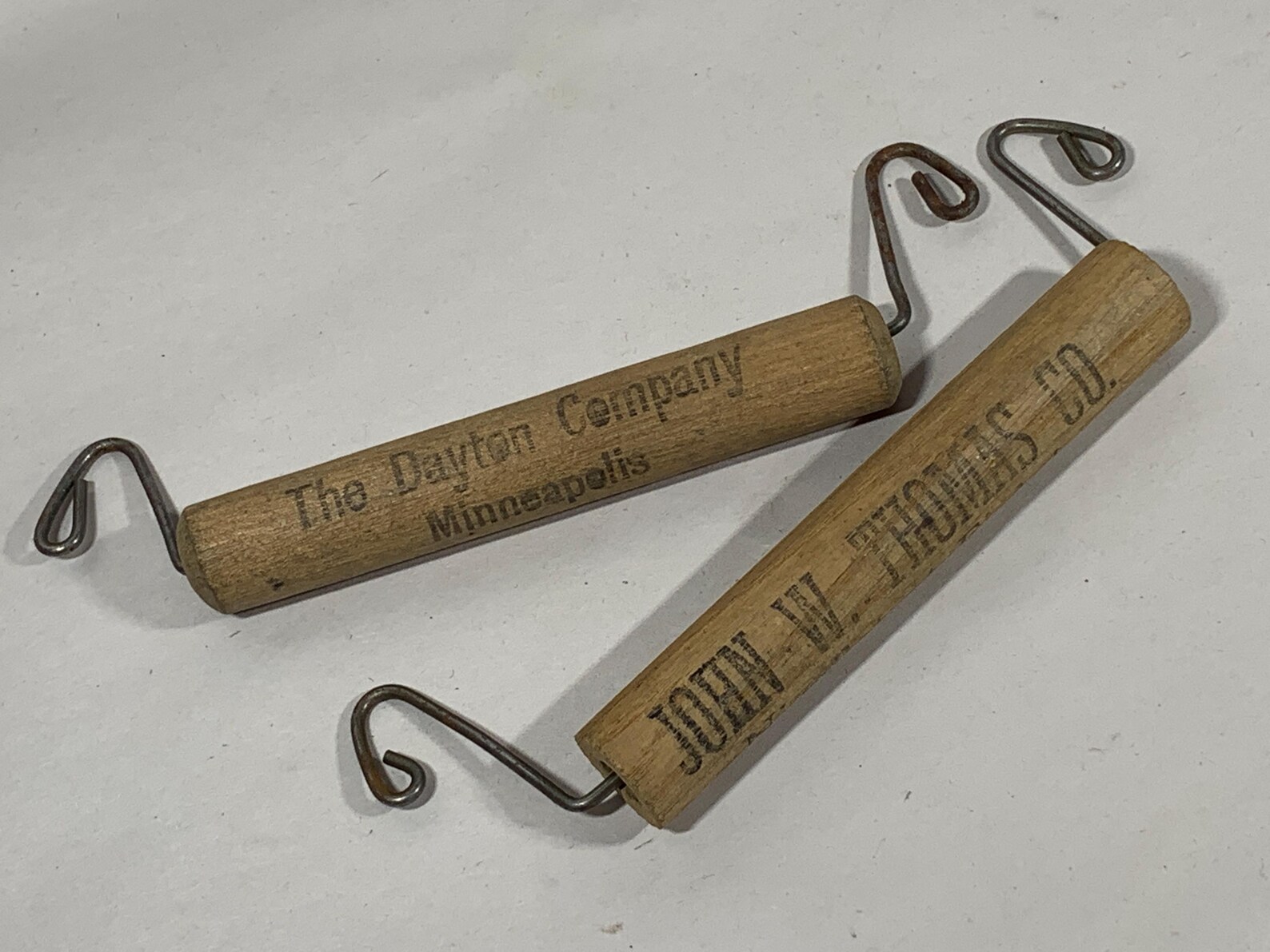 Vintage Minneapolis Stores Wood Parcel Handles/carriers - Etsy