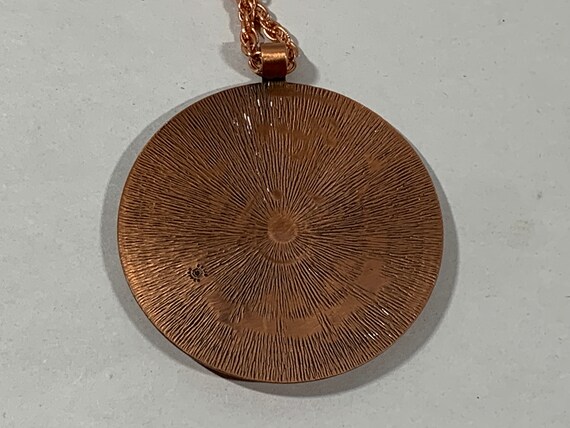 Bell Trading Post Copper Medallion on Copper Chain - Gem