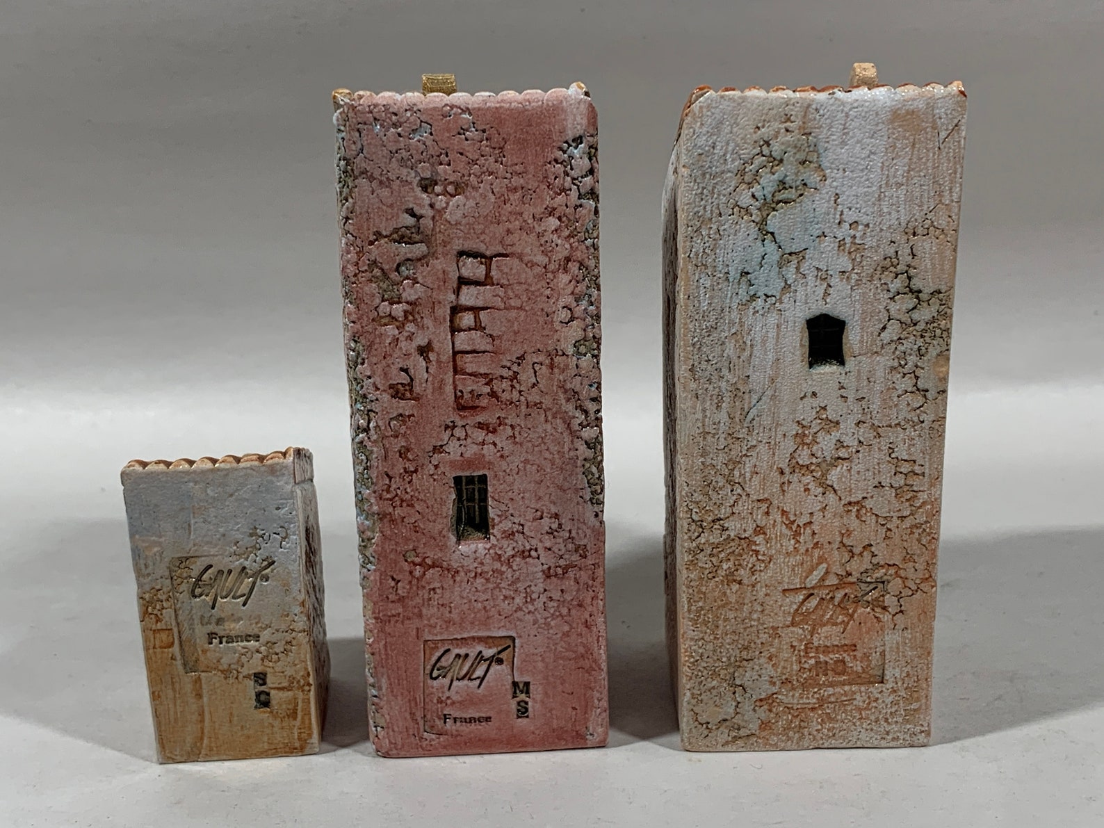 Gault France Miniature Ceramic Village Buildings Sold - Etsy