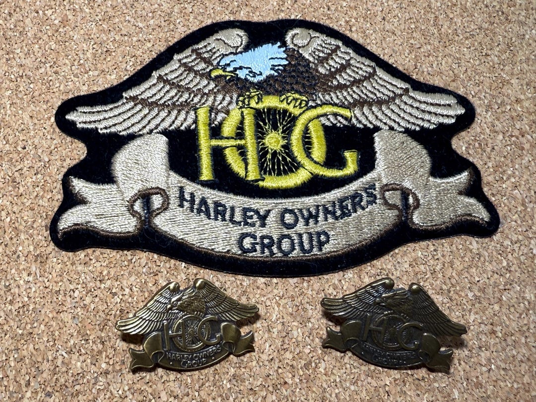 Harley Owners Group Patch and Pins - Etsy