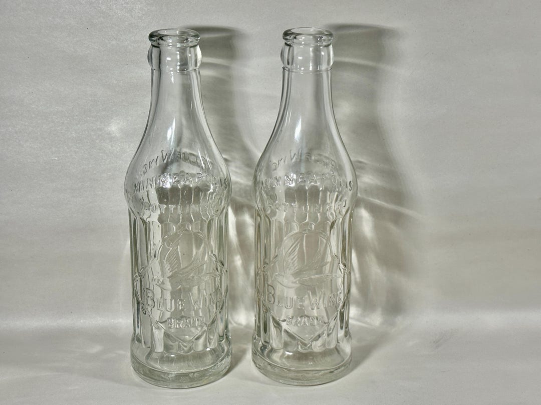 Blue Wing Brand Minneapolis Bottling Company Soda Bottles ONE Available ...