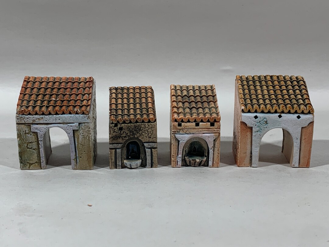 Gault France Miniature Ceramic Village Buildings Sold Individually - Etsy