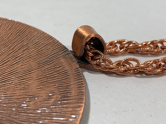 Bell Trading Post Copper Medallion on Copper Chain - Gem