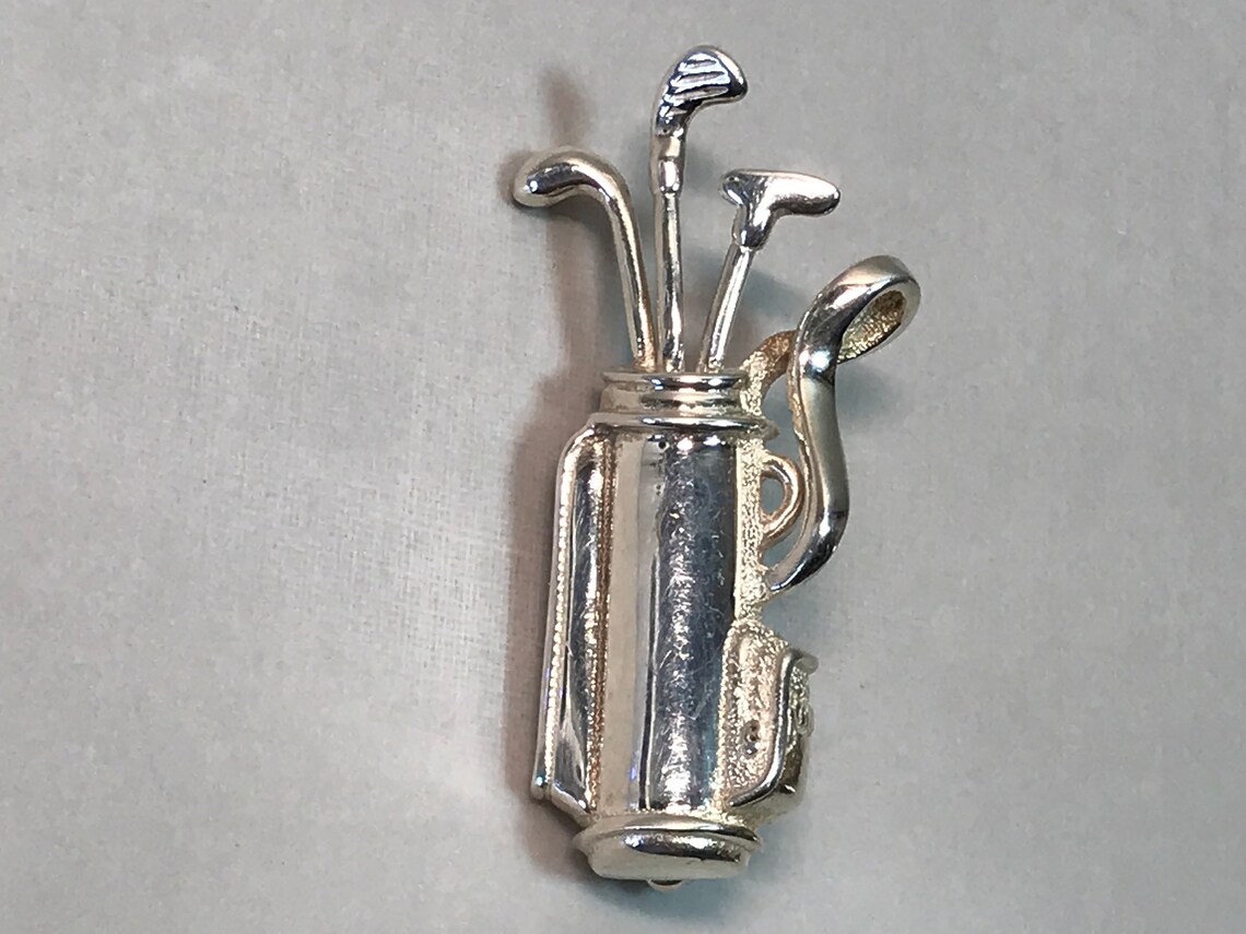 Sterling Silver Golf Clubs Brooch Marked 925 Mexico | Etsy