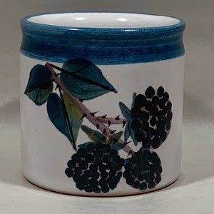 Luzerner Keramik Handarbeit Pottery Small Blackberries Pot Switzerland ...