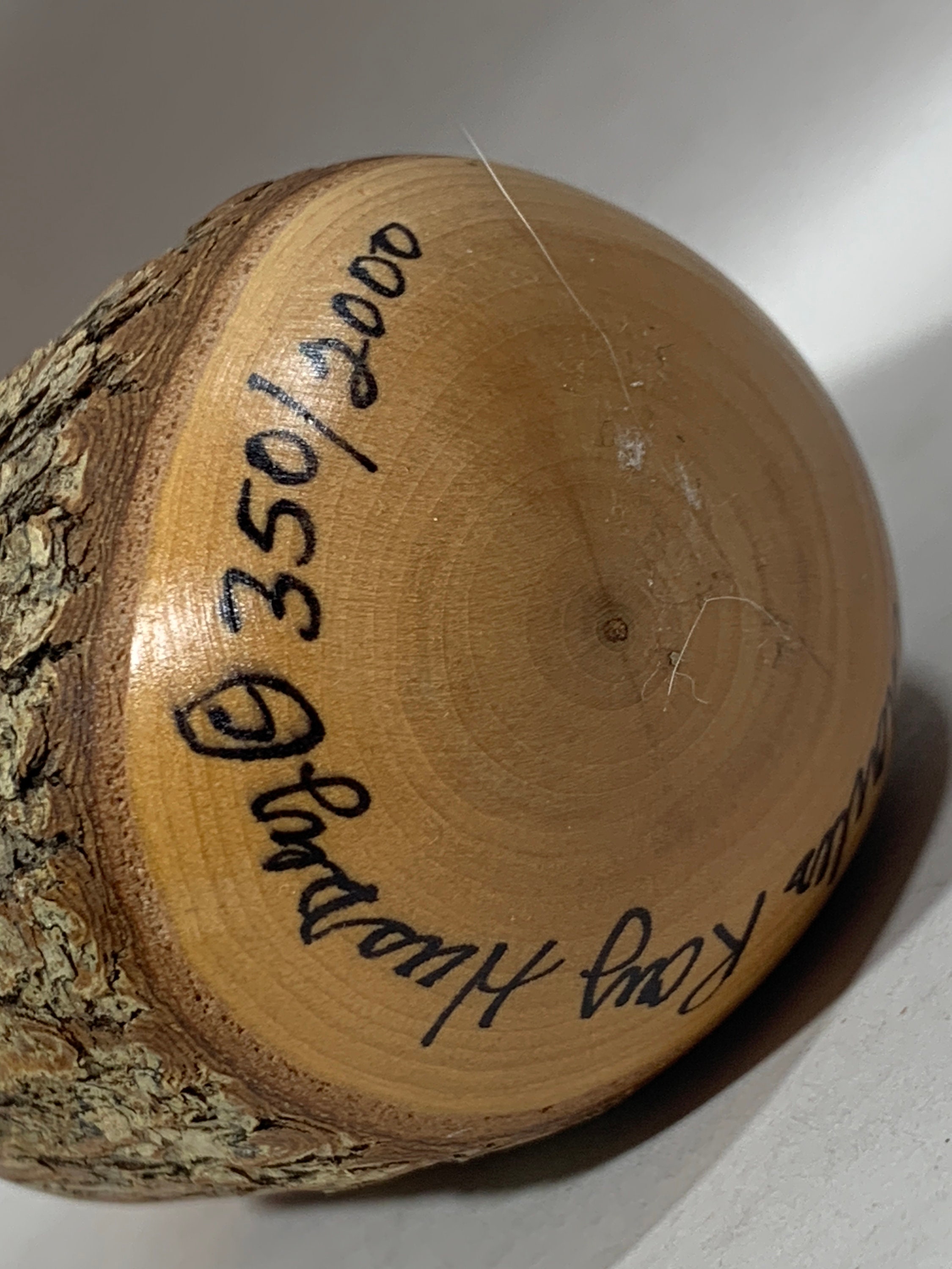 Signed Charles Ray Huskey Turned Wood Birdhouse Ornament - Etsy