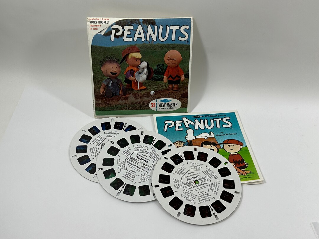 View-master Peanuts 3-reel Set Complete B536 - Etsy