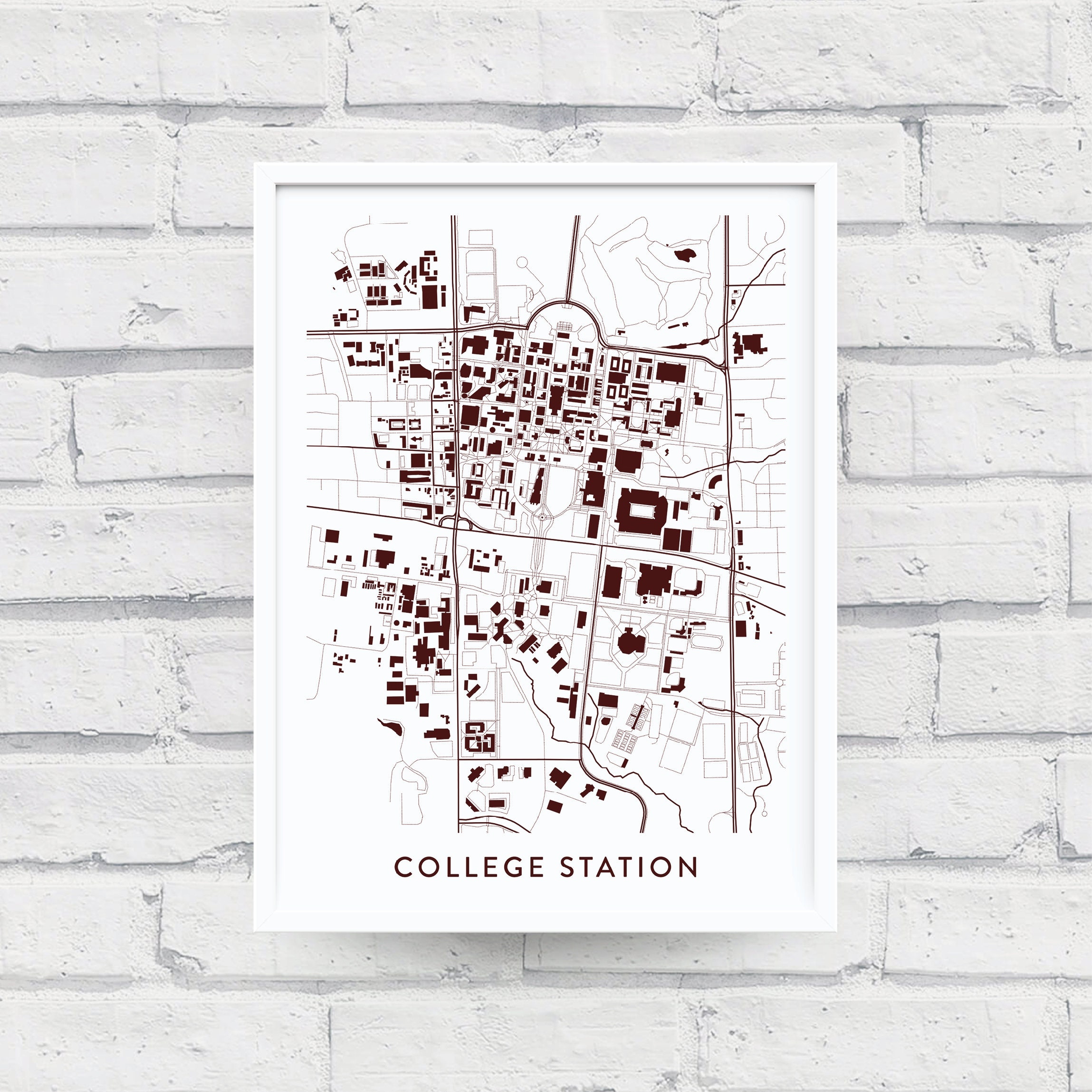 Tamu Campus Map Printable