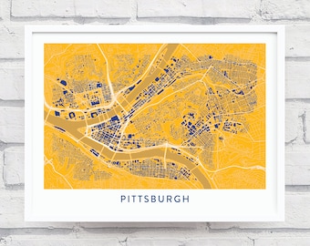 STATE COLLEGE PENNSYLVANIA Map Print / College Town Map Gifts | Etsy