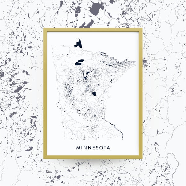 Minnesota Lakes Art - Etsy
