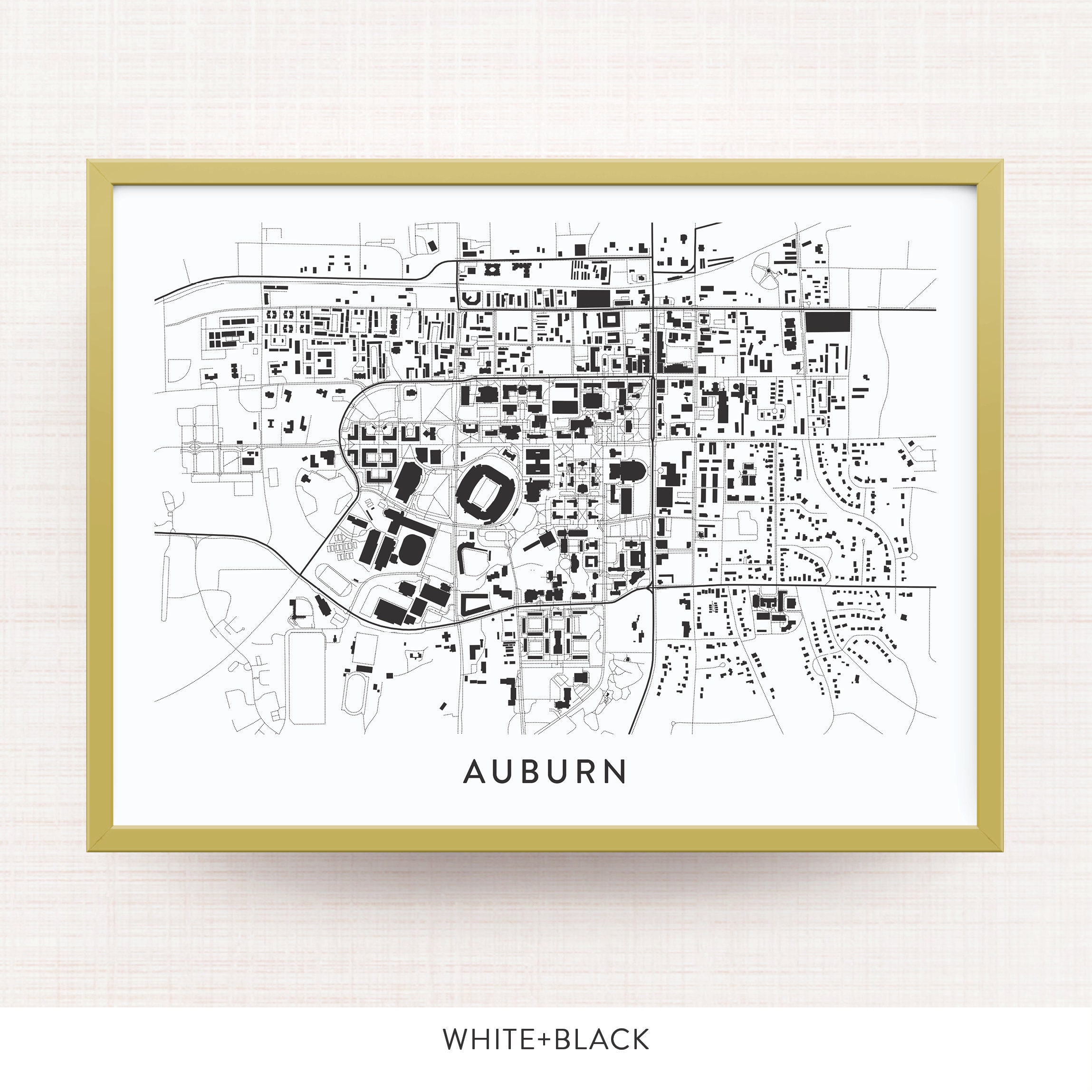 Auburn University Campus Map