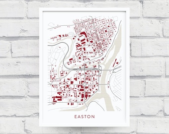 PULLMAN WASHINGTON Map Poster / College Town Map Gifts | Etsy