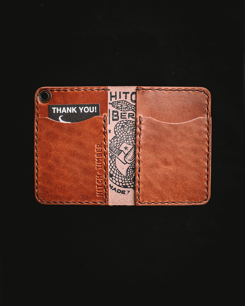 The Sheepshank - Leather Full Grain Bifold Card Wallet for Everyday ...