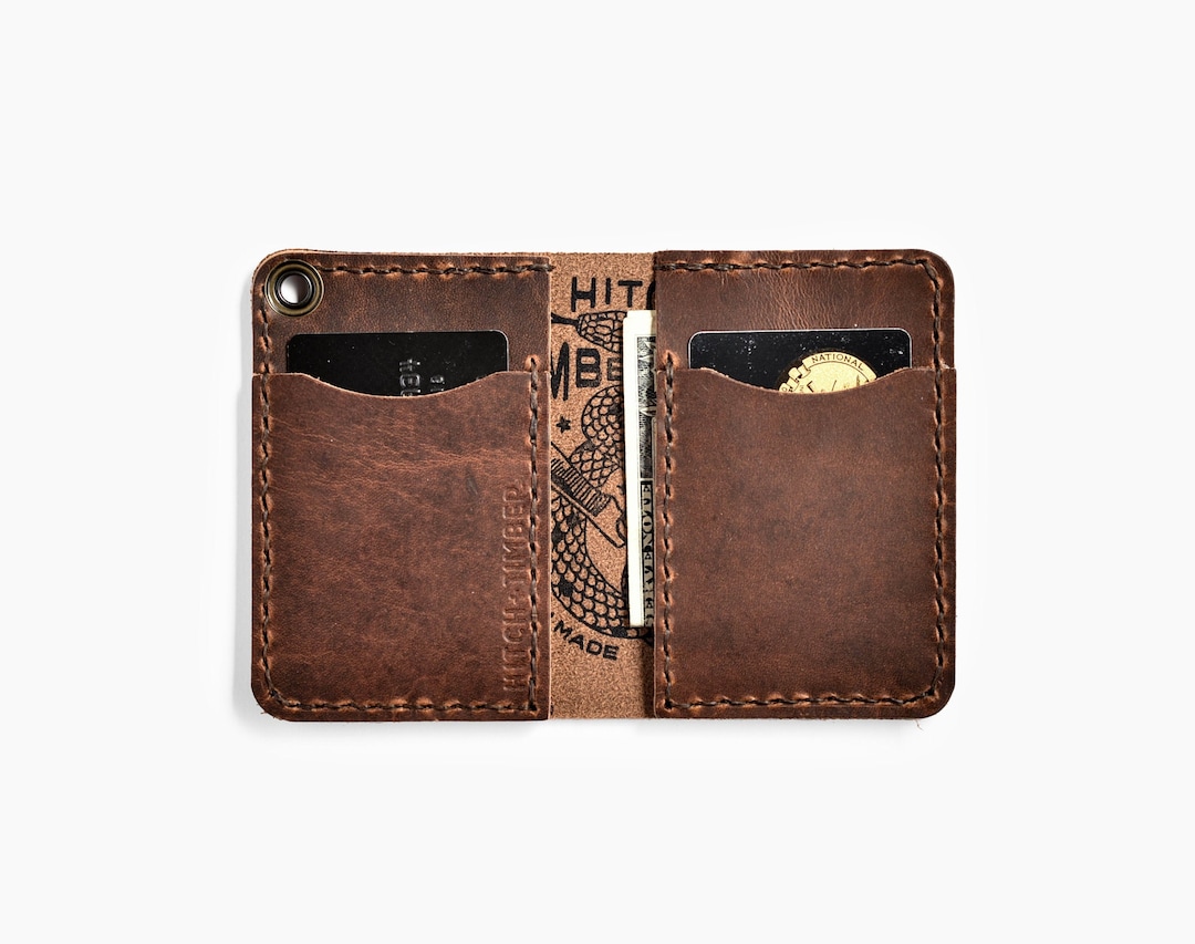 The Sheepshank - Leather Full Grain Bifold Card Wallet for Everyday ...