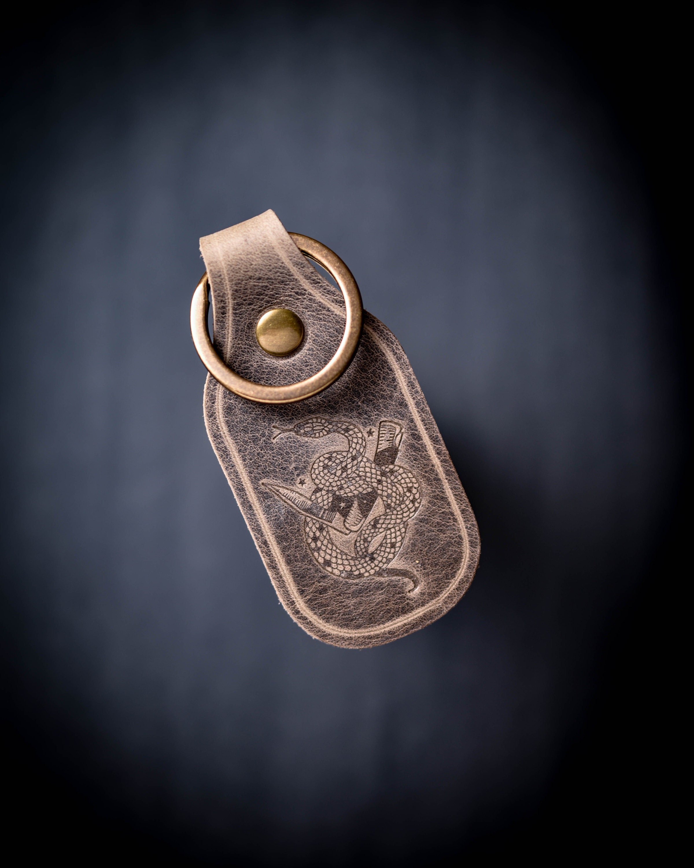 Key Tag ~ Graffiti Grey