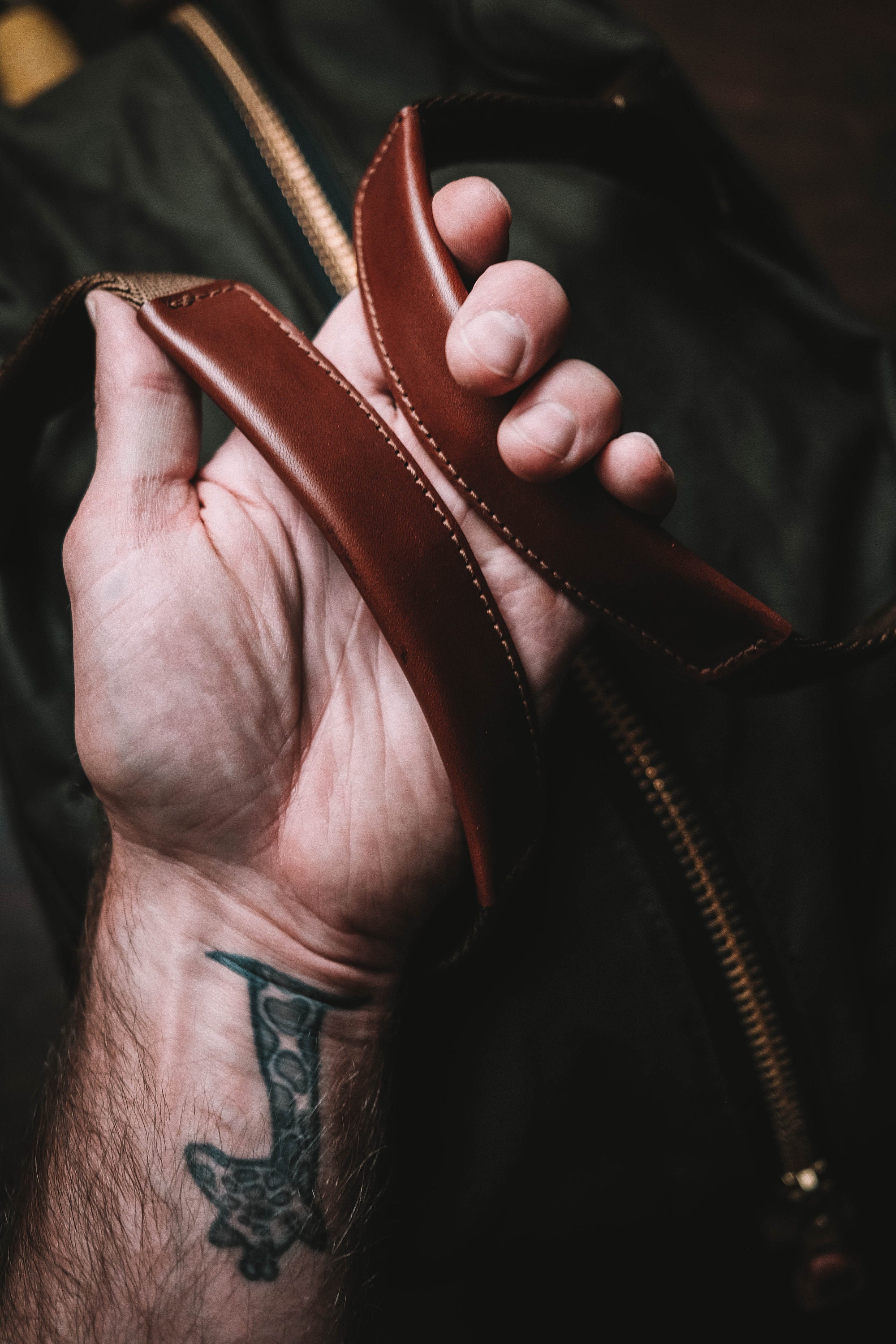 The Ranger Bag ~ Made in USA ~ Leather only handle