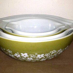 Pyrex Spring Blossom Cinderella Nesting Bowls Set of 4 Crazy - Etsy