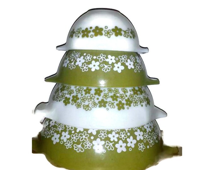Pyrex Spring Blossom Cinderella Nesting Bowls Set of 4 Crazy Daisy - Etsy