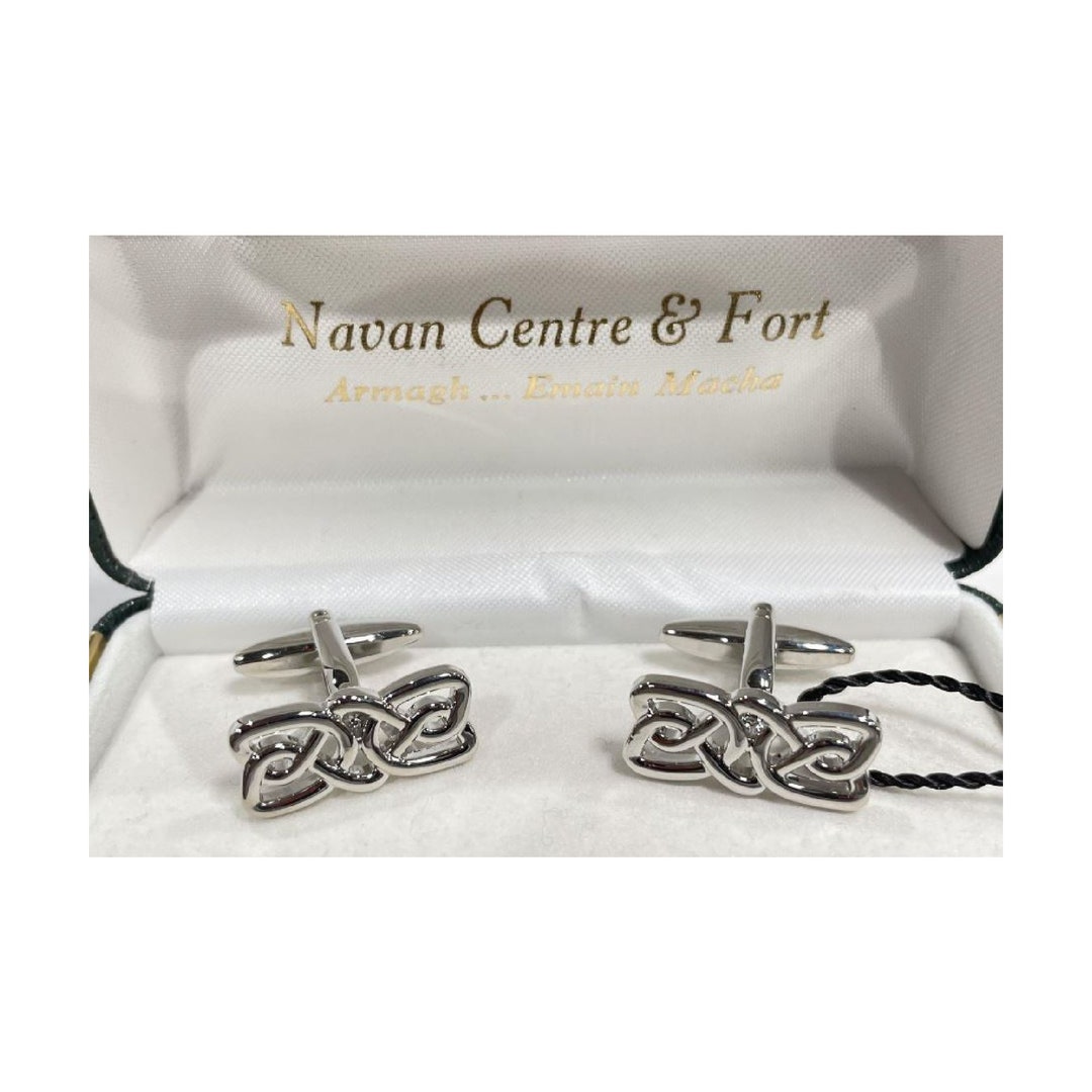 Vintage Silver Celtic Knot Cufflink Set NEW OLD STOCK Gifts - Etsy