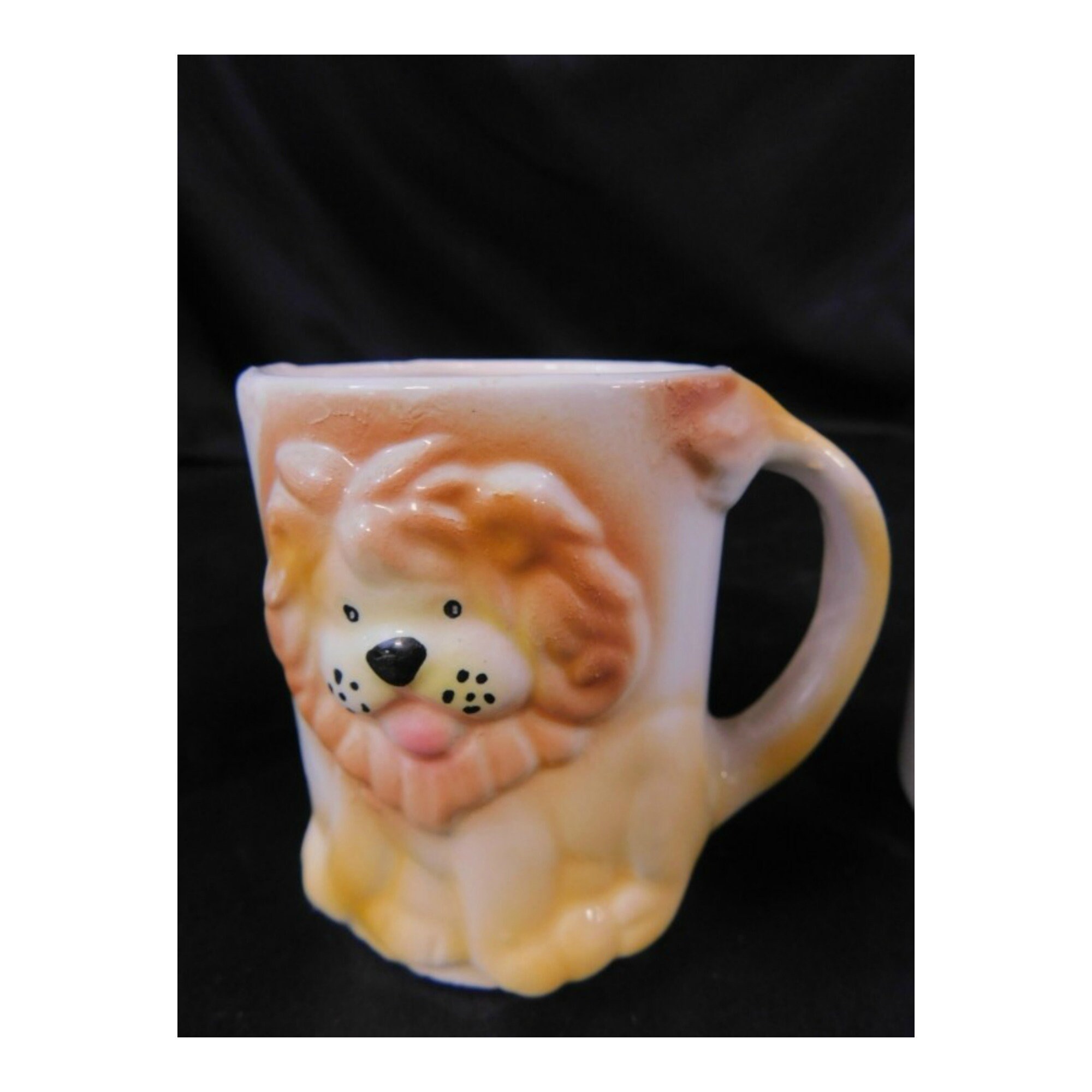 Vintage Zoo Animal 3D Coffee Mugs Set of 4 | Etsy