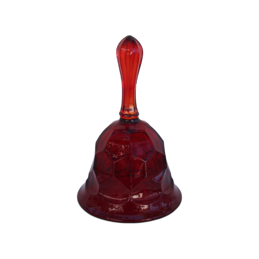 Viking Ruby Red Glass Bell, Georgian Pattern, 5.75" Tall - Etsy