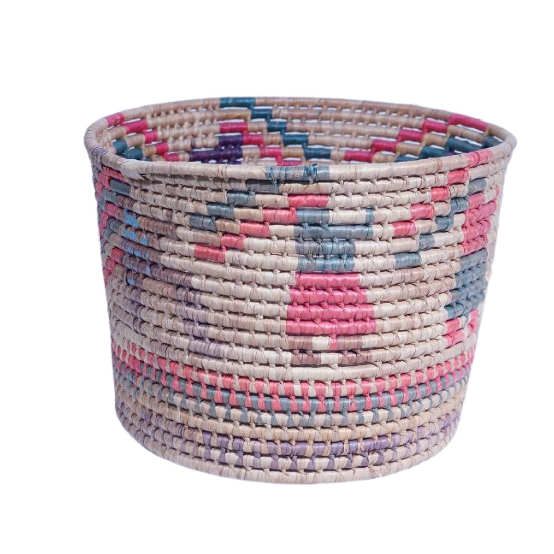 Vintage Peruvian Woven Basket With People-large-15t X - Etsy